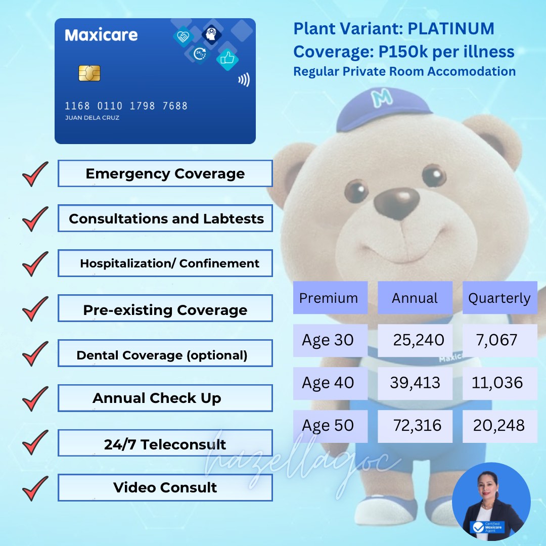 Maxicare Platinum Plan - Full Packaged HMO Plan, Health & Nutrition ...