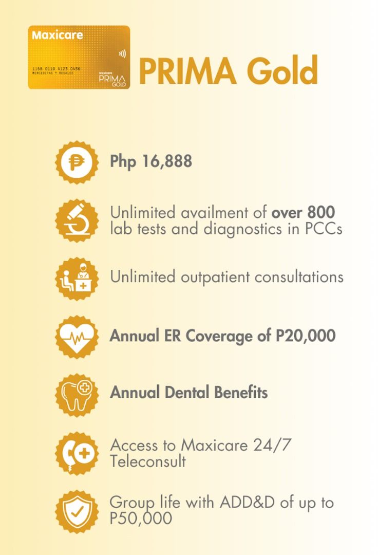 Maxicare Prima Gold (New Variant), Health & Nutrition, Family Planning ...