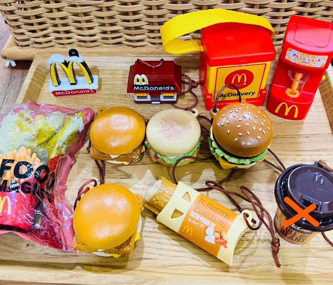 Mc Donald food strap figure, Hobbies & Toys, Toys & Games on Carousell