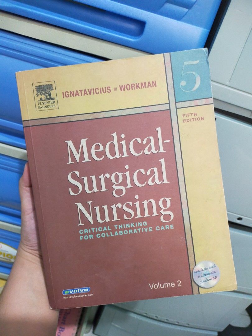Medical-Surgical Nursing Book Volume 1 & 2 IGNATAVICIUS & WORKMAN ...