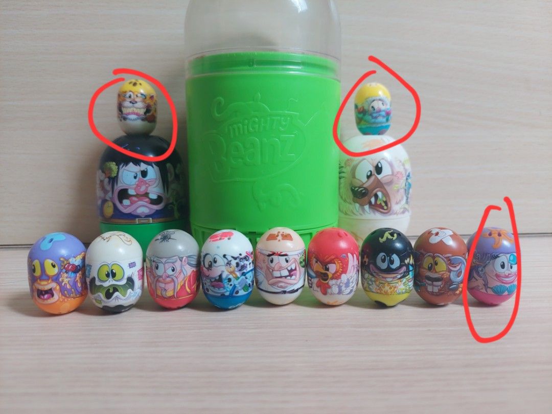 Mighty beanz (series 1 and 2) 3 RARE BEANZ!!, Hobbies & Toys, Toys ...