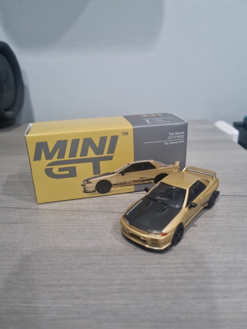 MINI GT 1/64 top secret GT-R VR32 Gold, Hobbies & Toys, Toys & Games on Carousell