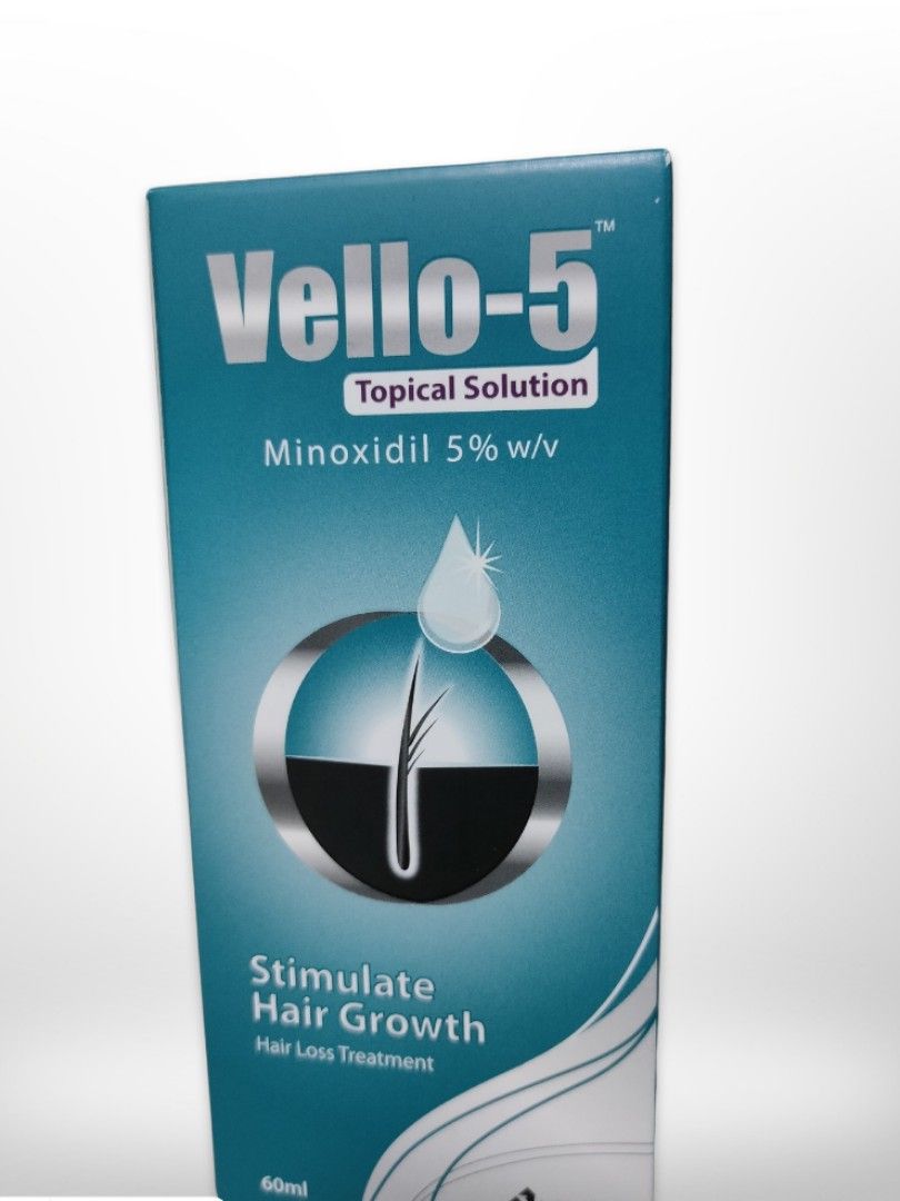 Hair loss,Minoxidil 5% Vello 5, Beauty & Personal Care, Hair on Carousell