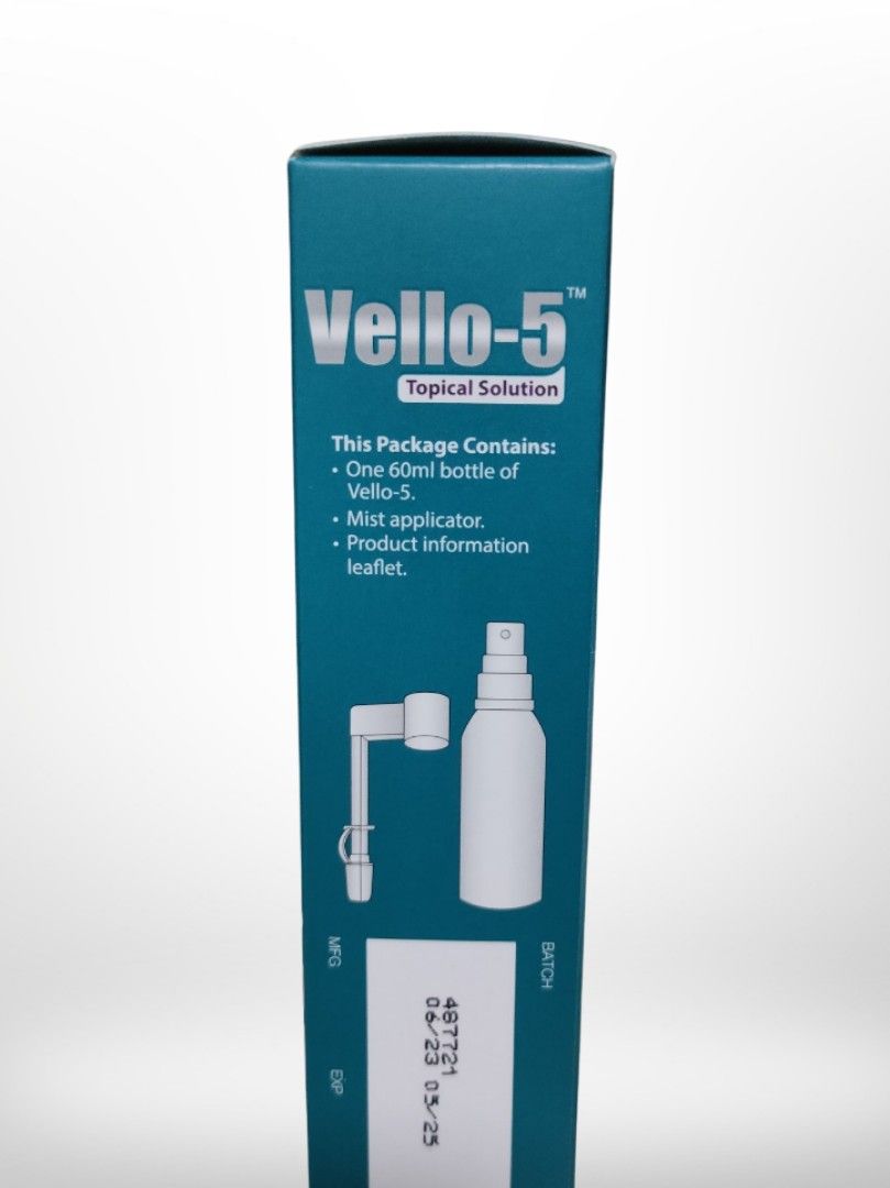 Hair loss,Minoxidil 5% Vello 5, Beauty & Personal Care, Hair on Carousell