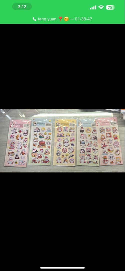 mixue sticker aka snowman, Hobbies & Toys, Memorabilia & Collectibles ...