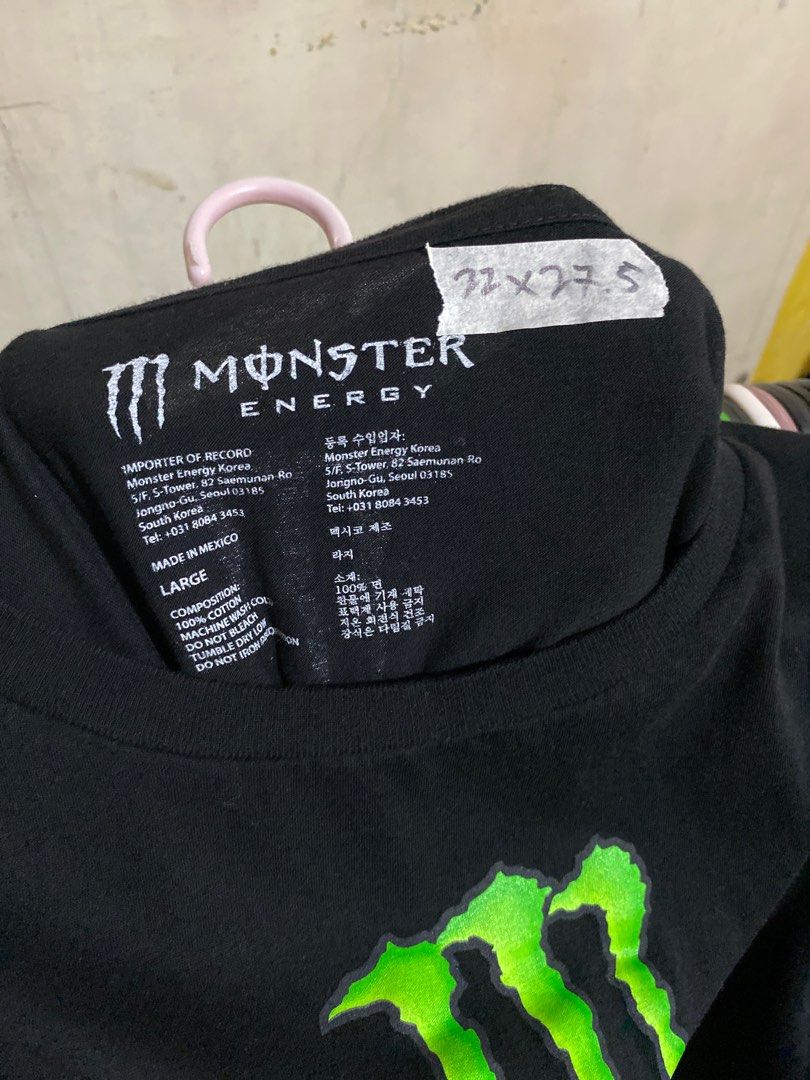 Monster Energy, Men's Fashion, Tops & Sets, Tshirts & Polo Shirts on ...