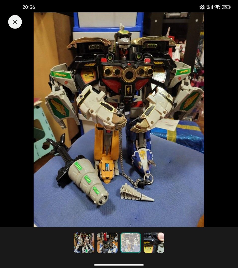 Morphin Power Rangers Ultrazord Megazord (not) Soul Of Chogokin ...