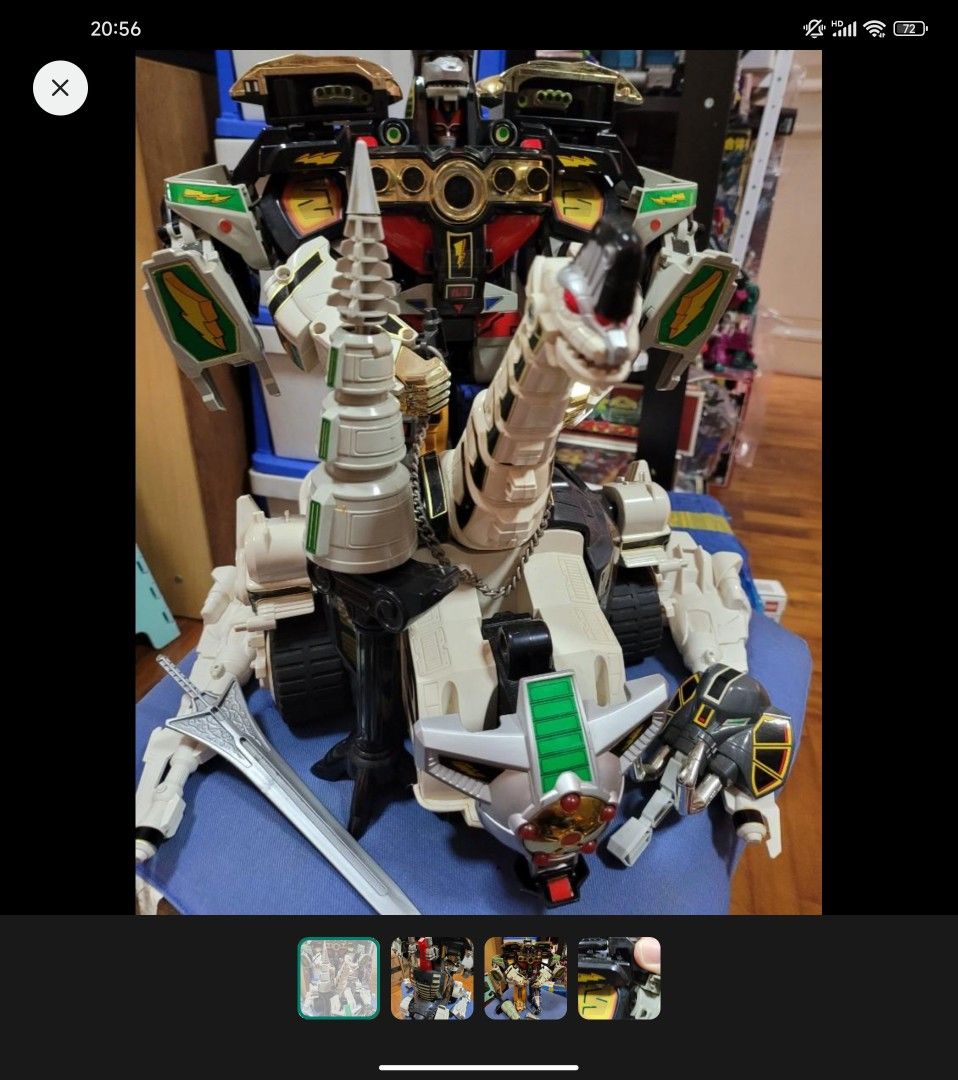 Morphin Power Rangers Ultrazord Megazord (not) Soul Of Chogokin ...