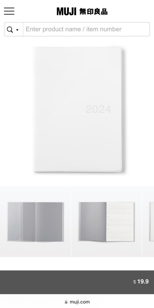 Muji 2024 Planner, Hobbies & Toys, Stationery & Craft, Stationery ...