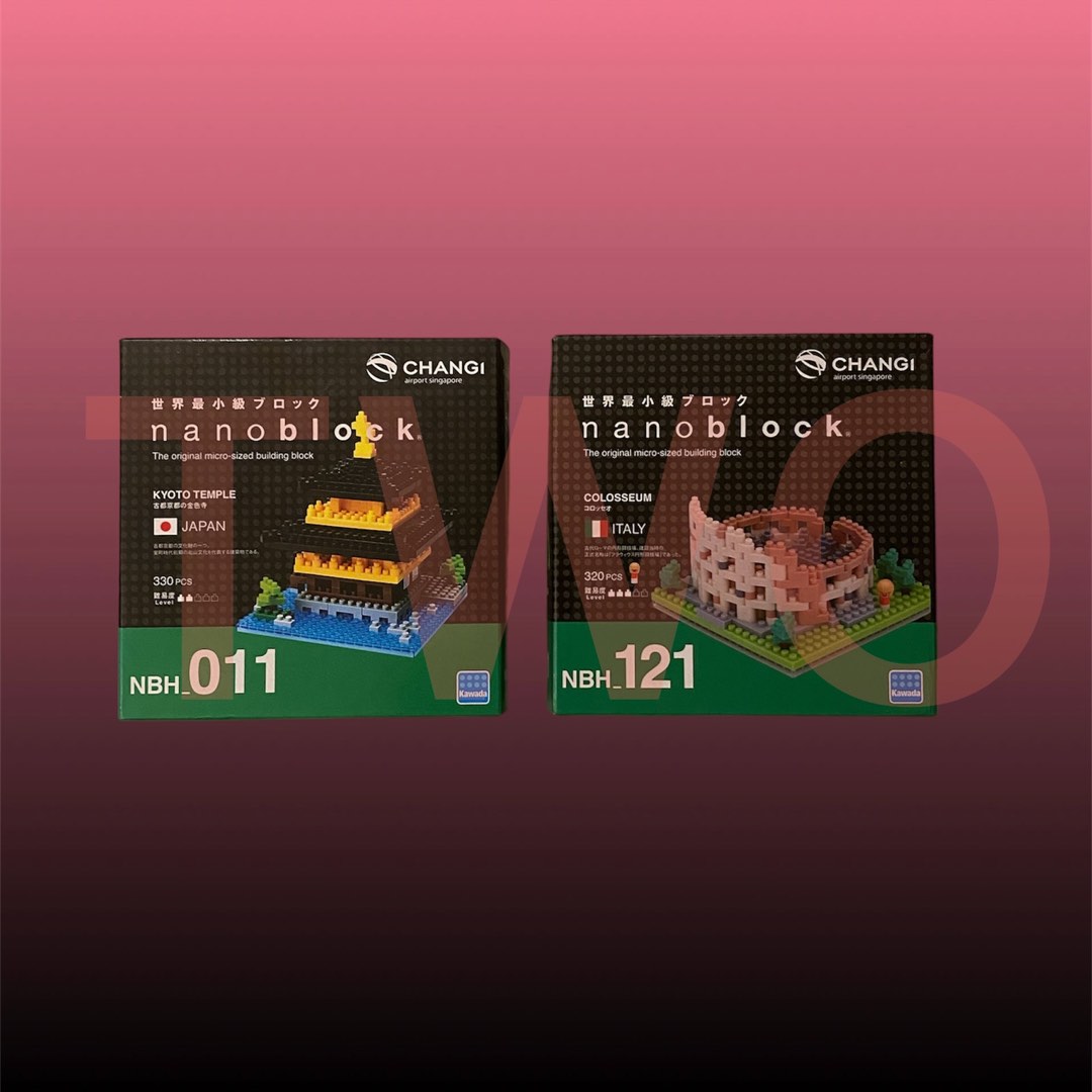Nanoblock - Kyoto Tower NBH. 011 , Colosseum NBH. 121, Hobbies & Toys ...