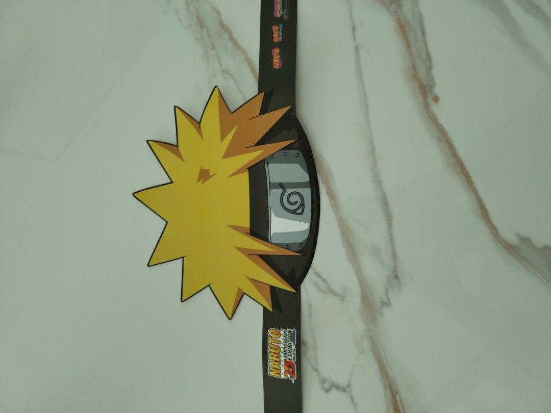 Naruto head band merch, Hobbies & Toys, Toys & Games on Carousell