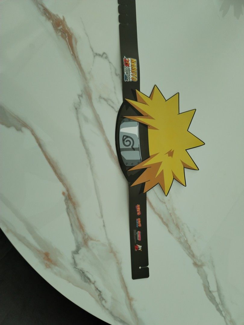 Naruto head band merch, Hobbies & Toys, Toys & Games on Carousell