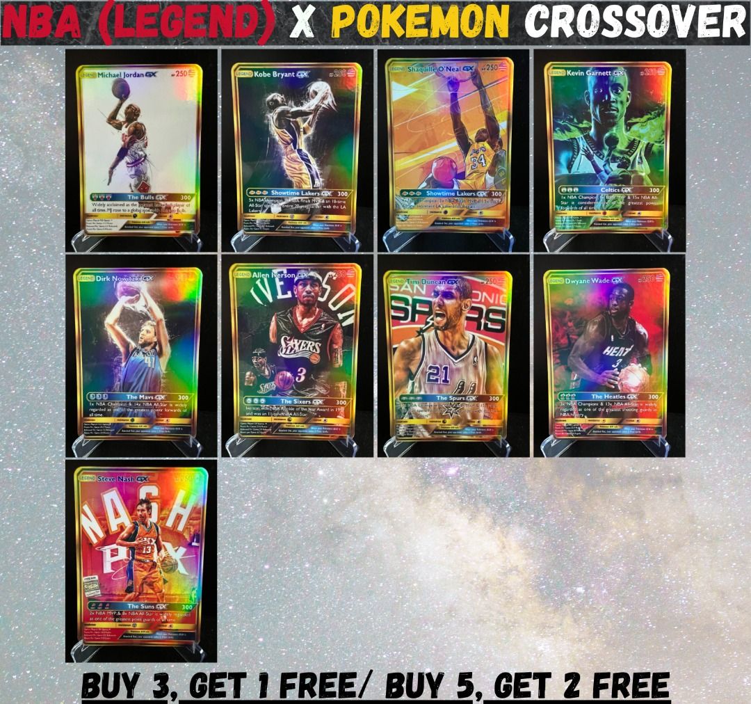 NBA (Legends) Pokemon GX, Hobbies & Toys, Toys & Games on Carousell