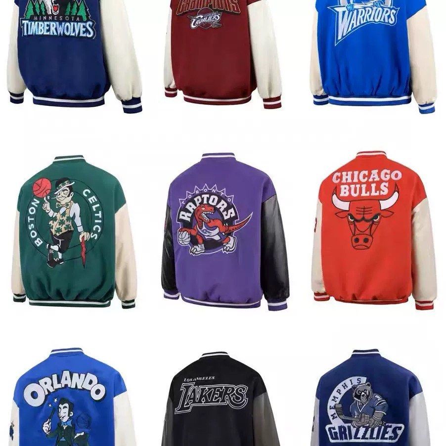 NBA varsity jacket collection, Men's Fashion, Tops & Sets, Tshirts ...