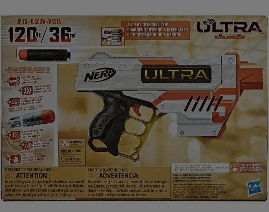 Nerf ultra five blaster, Hobbies & Toys, Toys & Games on Carousell