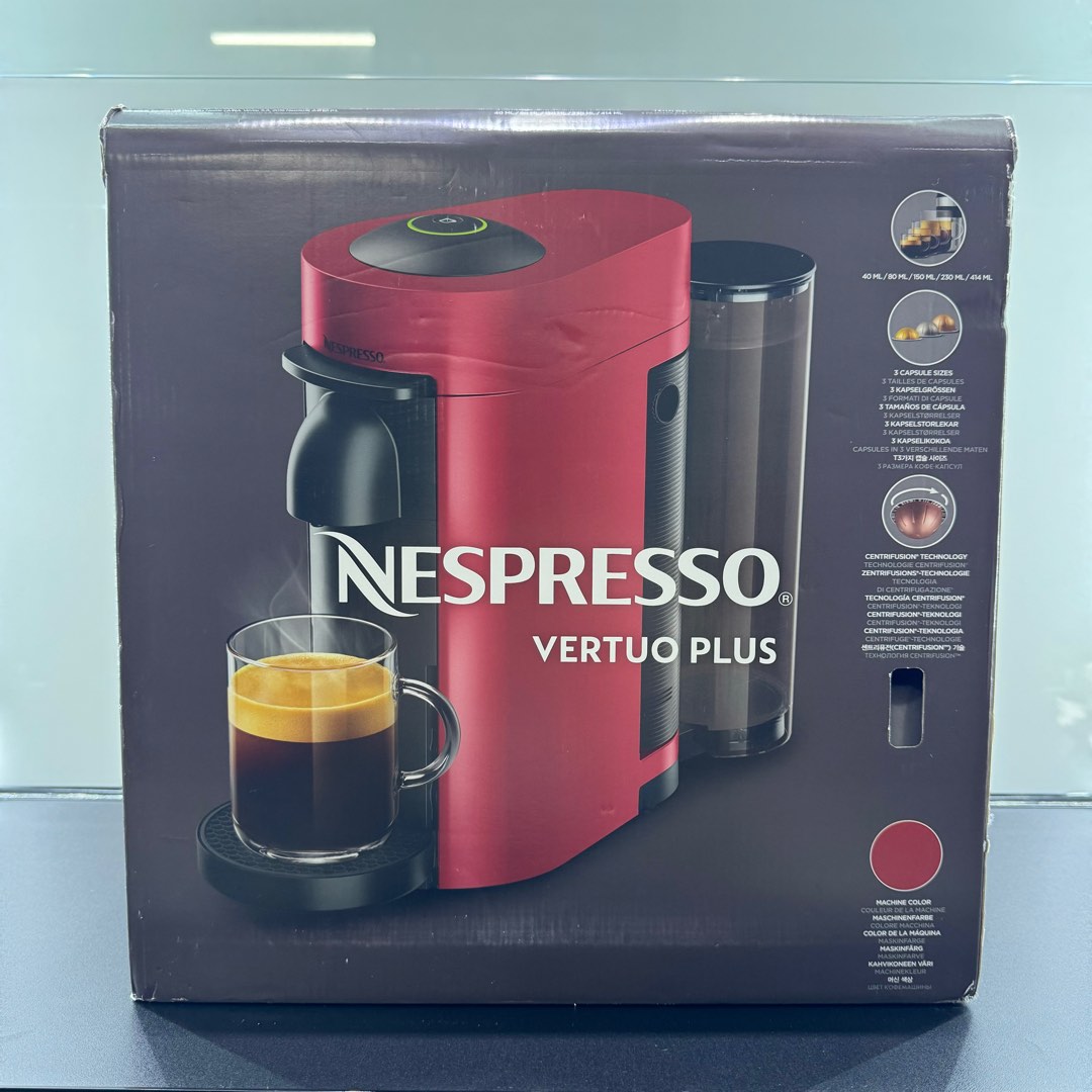 Nespresso Vertuo Plus Cherry Red, TV & Home Appliances, Kitchen ...