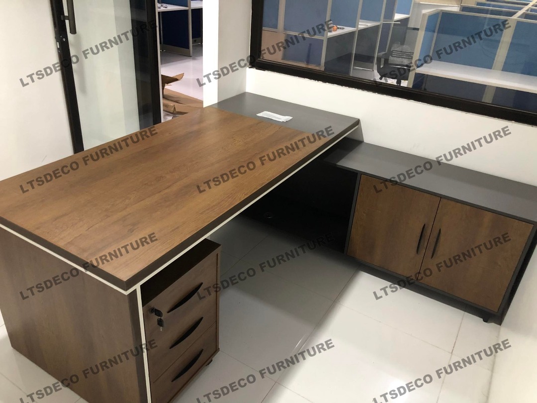 NEW L SHAPE EXECUTIVE TABLE FURNITURE OFFICE PARTITION ...