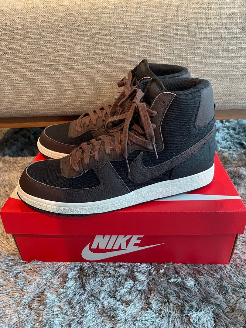 Nike Terminator High SE in Black and Velvet Brown (BNIB), Men's Fashion ...