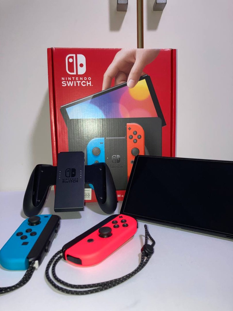 Nintendo Switch OLED (128GB SD card), Video Gaming, Video Game Consoles ...
