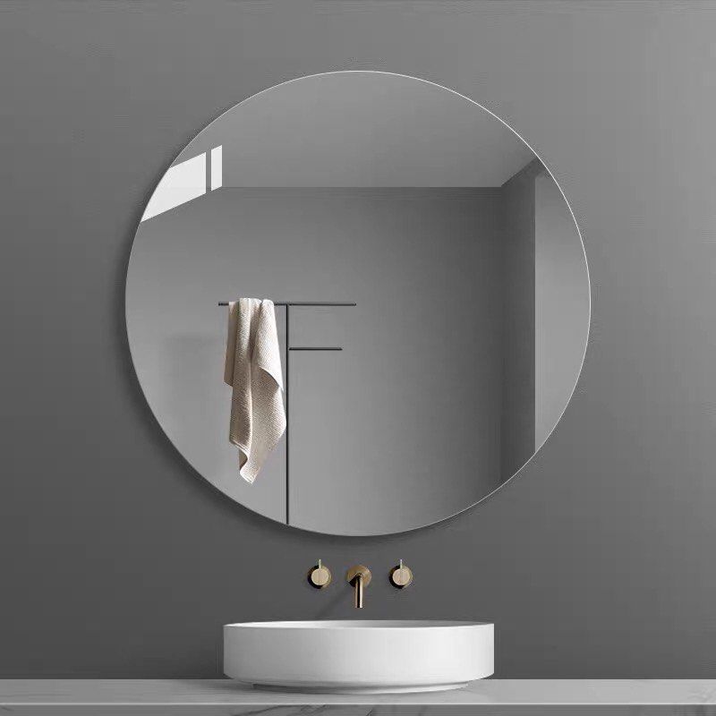 Non LED Frameless Round Mirror 60cm / Bathroom Mirror / Deco Mirror ...
