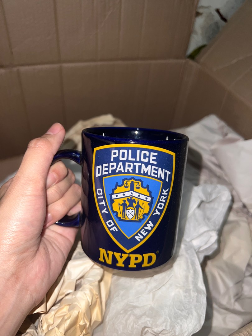 NYPD New York Police Department coffee mug, Furniture & Home Living ...