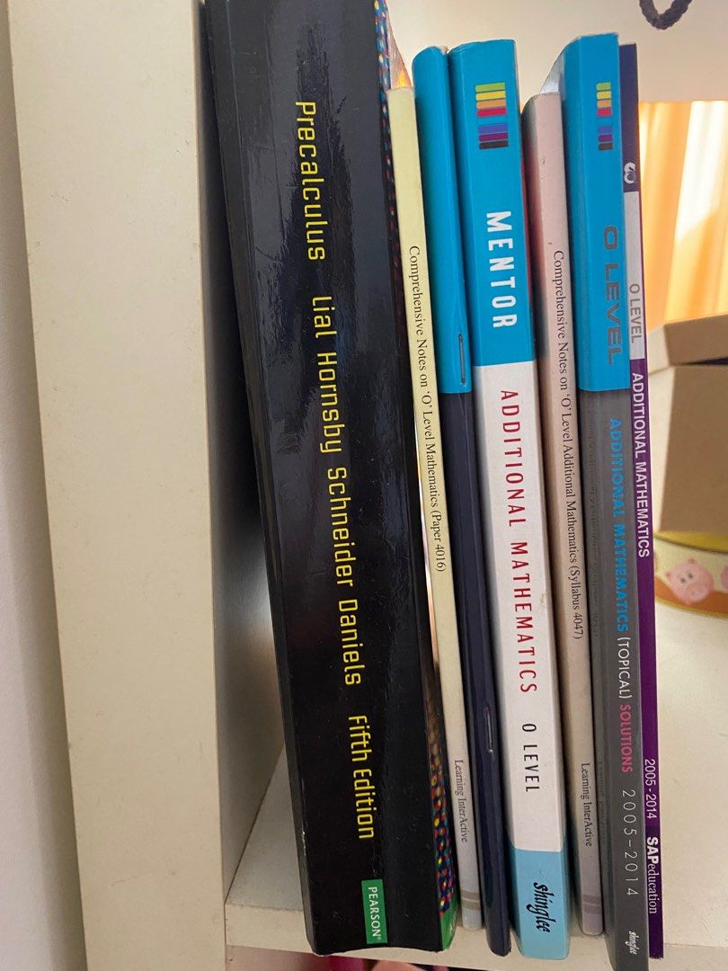 O level E and A math guide books and free untouched TYS, Hobbies & Toys, Books & Magazines ...