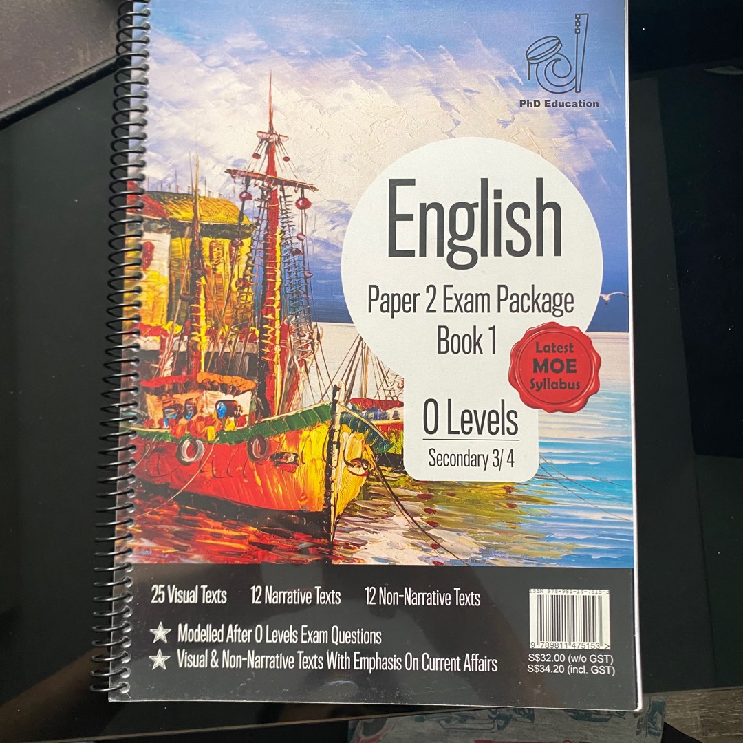 O Level English Paper 1 practice: PhD Education, Hobbies & Toys, Books ...