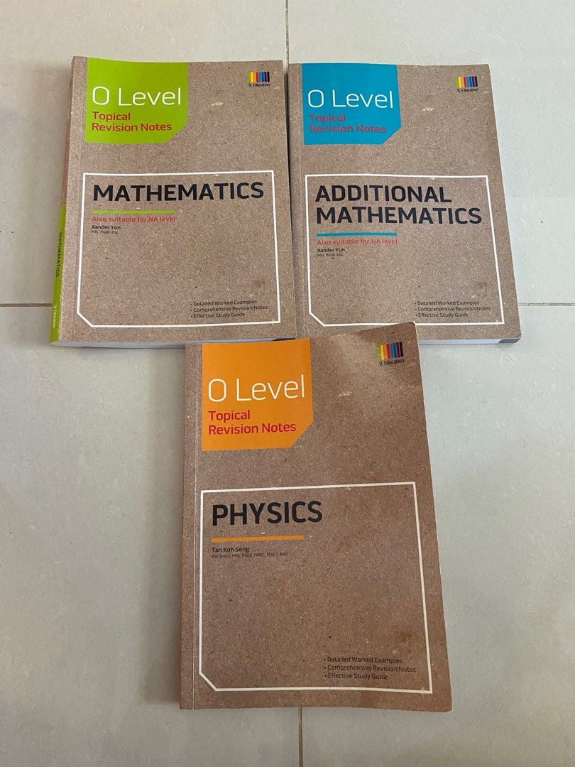 O Level Topical Revision Notes, Hobbies & Toys, Books & Magazines ...