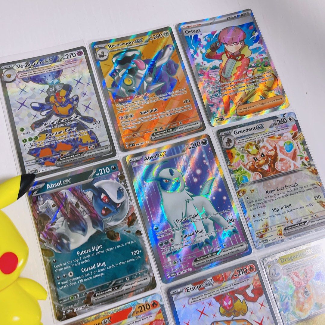 Obsidian Flames Pokemon Cards - Full Art Trainer Ortega and Ryme ...