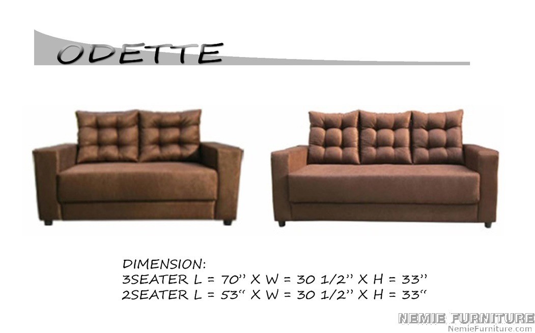 ODETTE 2-seater sofa, Furniture & Home Living, Furniture, Sofas on Carousell