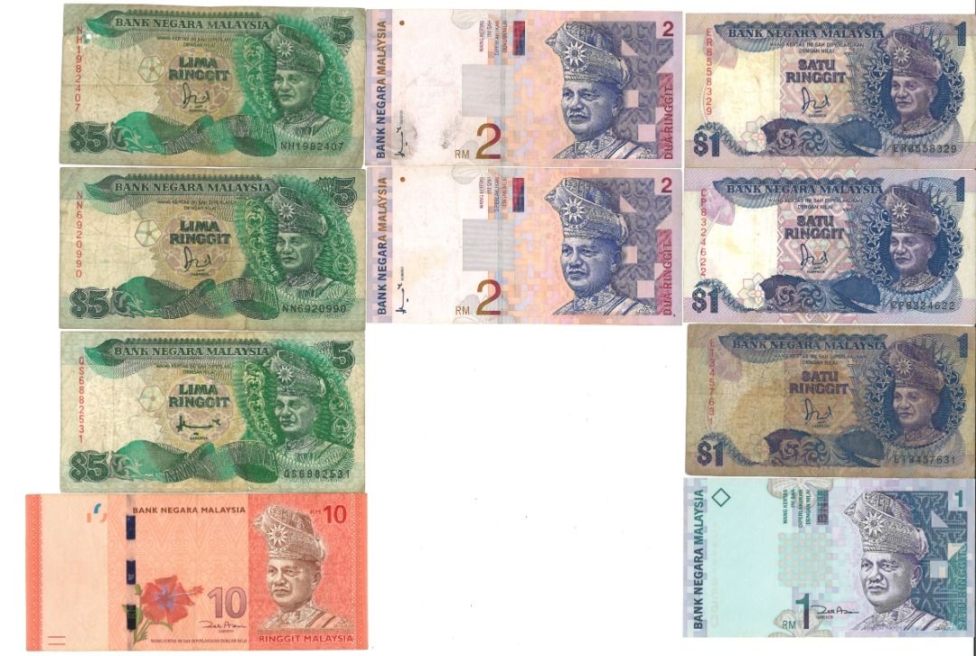 Old Vintage Malaysia Ringgit Bank notes, Hobbies & Toys, Memorabilia ...
