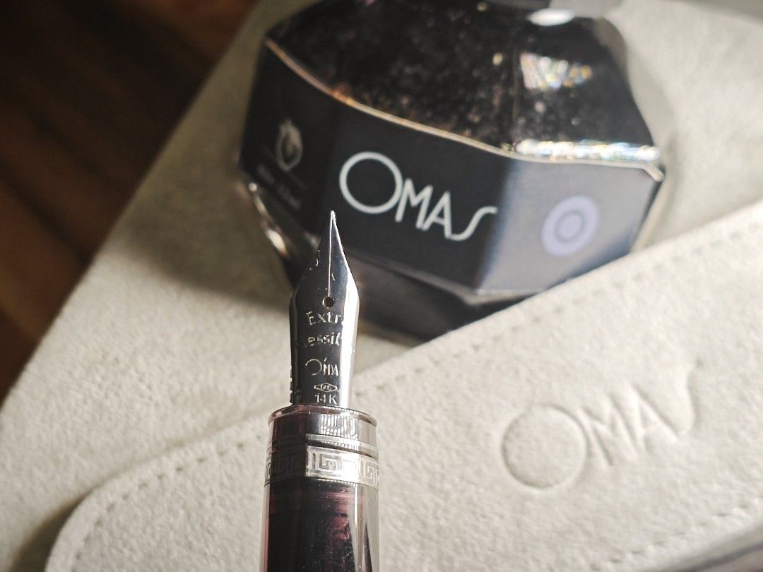 Omas 360 Fountain Fume Pen Vintage Limited Edition #28 Modern Flex EF ...