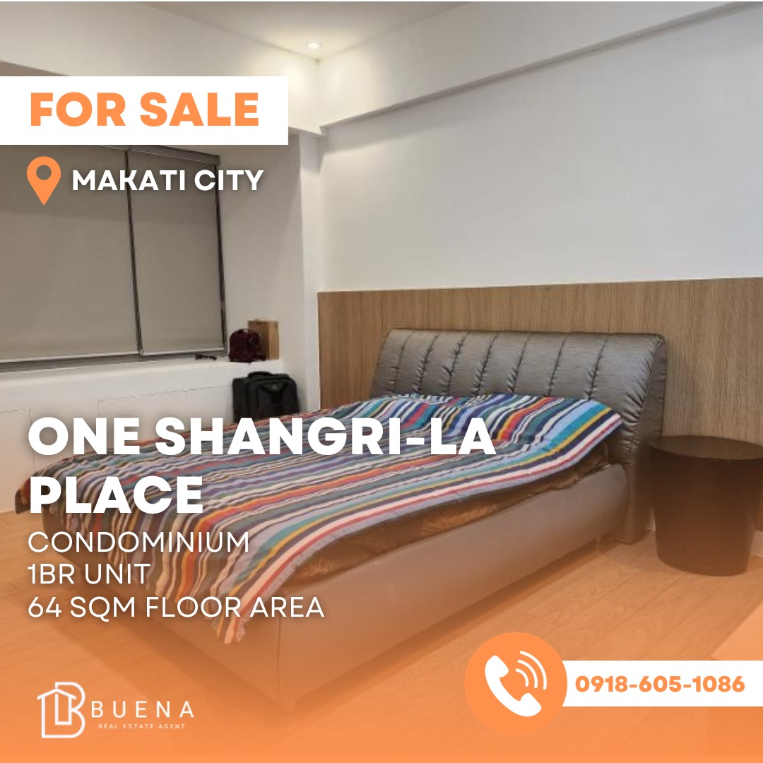 One Shangri-La Place at Mandaluyong City - 64sqm 1BR Unit For Sale ...