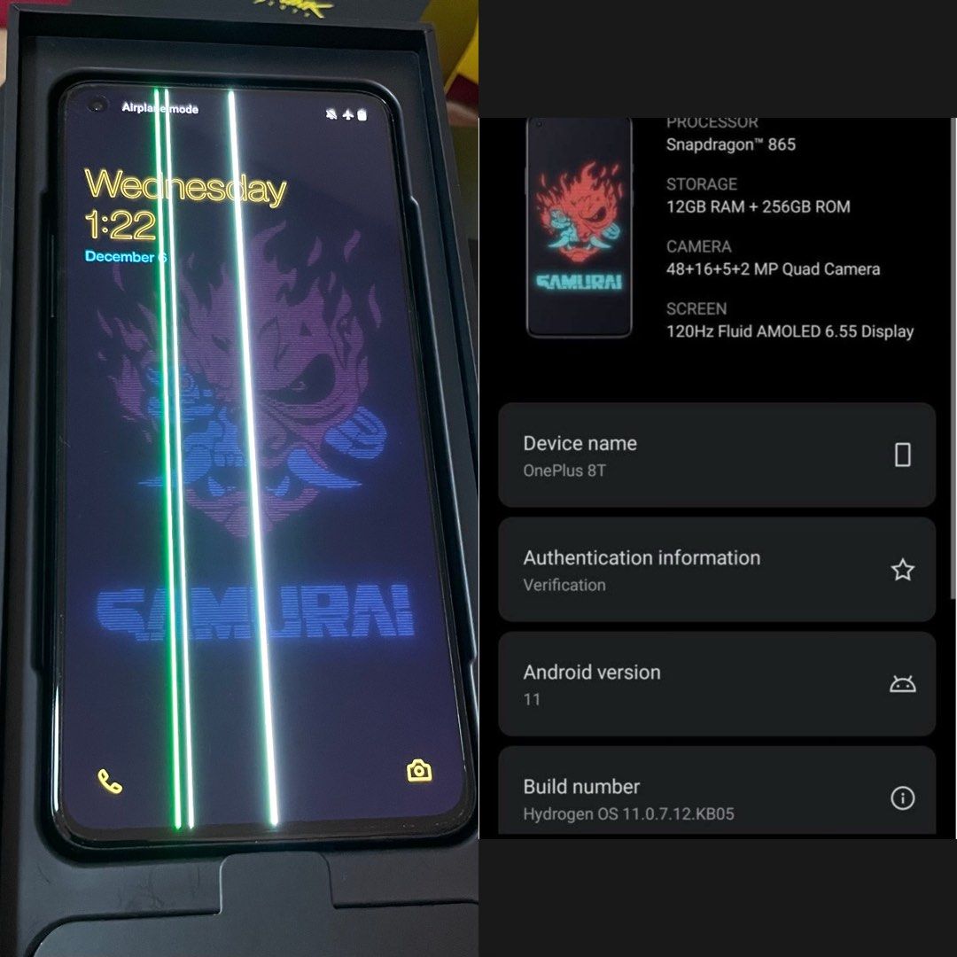 OnePlus 8T Cyberpunk 2077 Edition 256GB, Mobile Phones & Gadgets ...