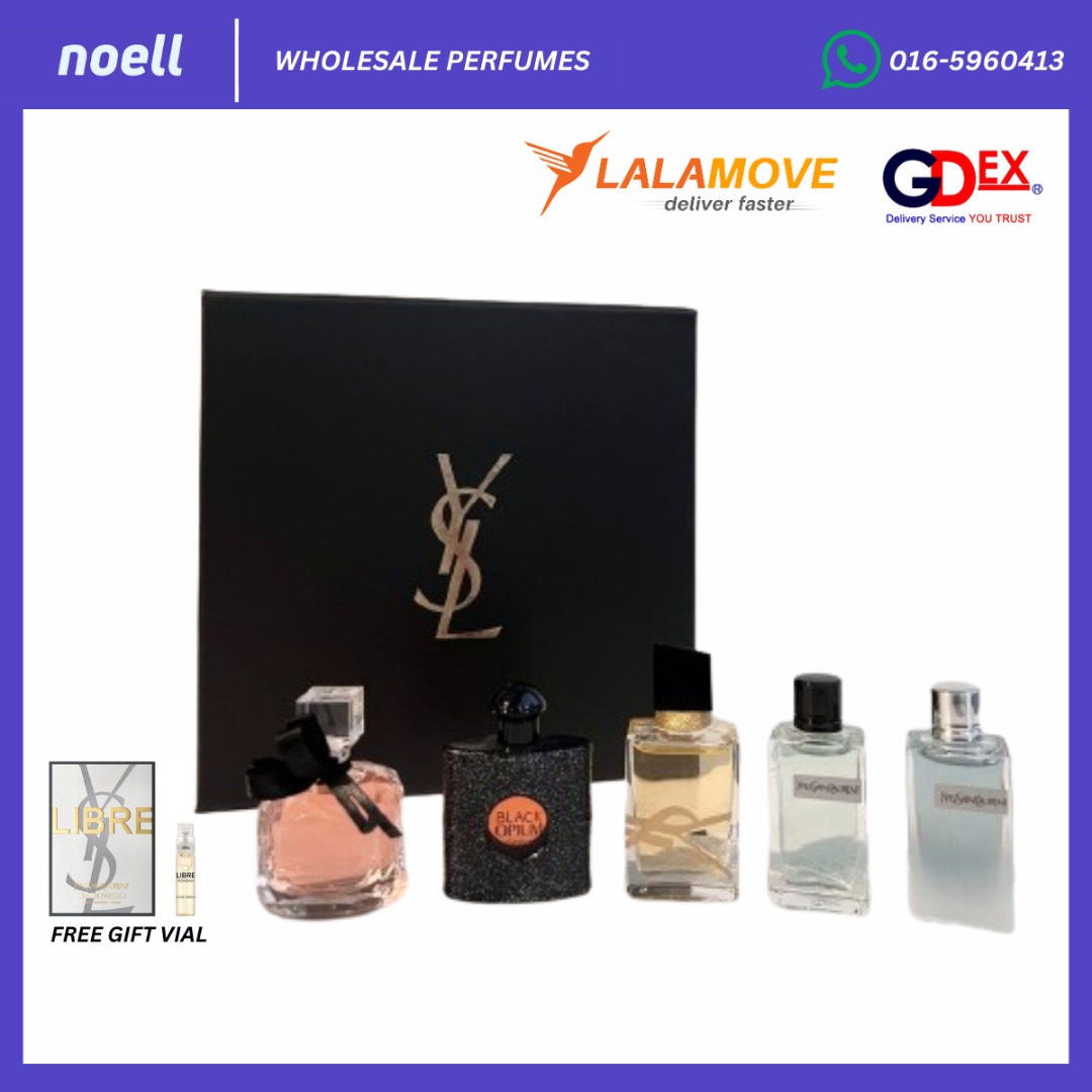 [ORIGINAL] AUTHENTIC READY STOCK YSL BLACK BOX 5IN1 SET PERFUME FOR ...