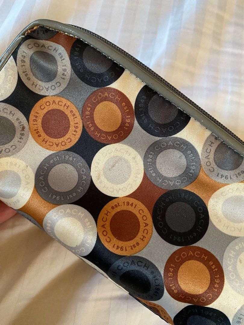 Original Coach make up pouch, Beauty & Personal Care, Face, Makeup on ...