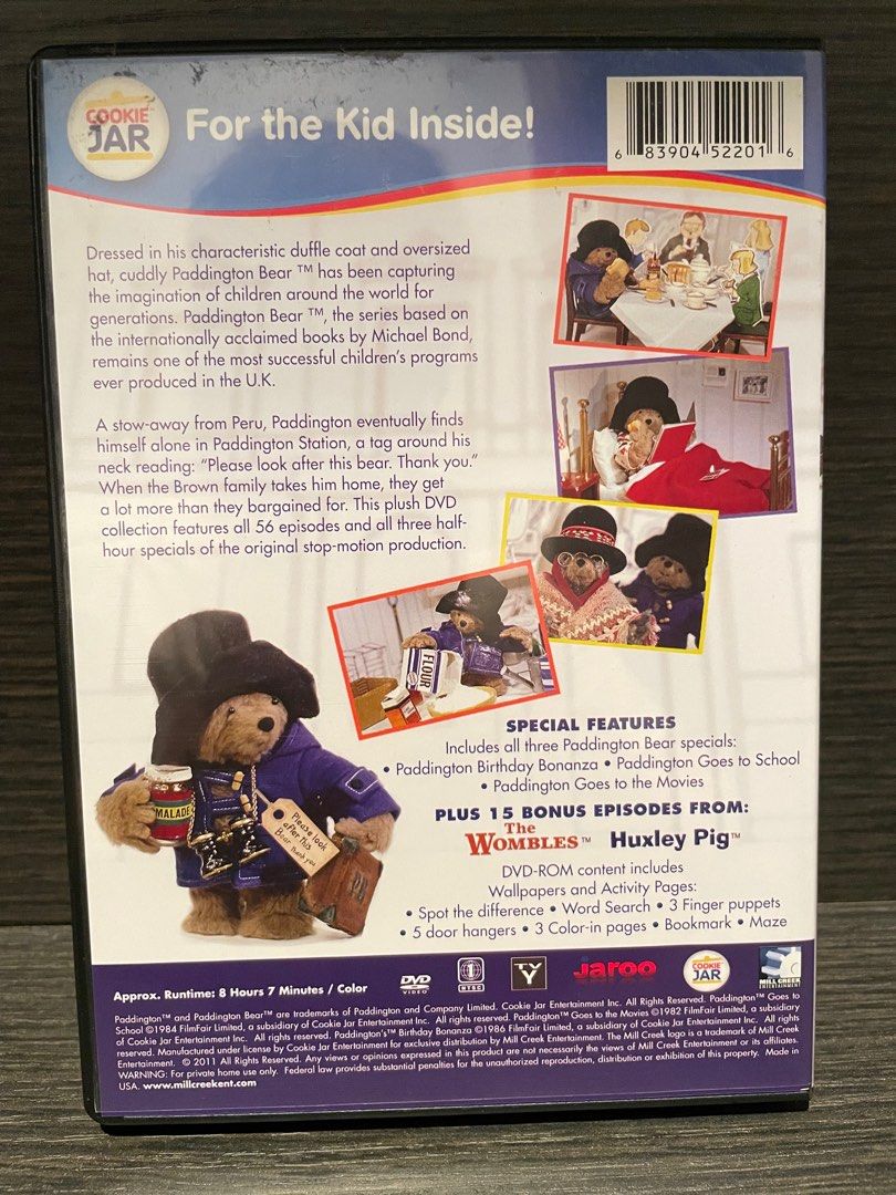 Paddington Bear The Complete Classic Series, Hobbies & Toys, Music ...
