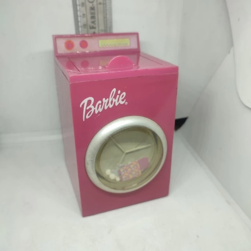 Part Figure Barbie Laundry Washing Machine Mesin Cuci Ori Mattel, Toys ...