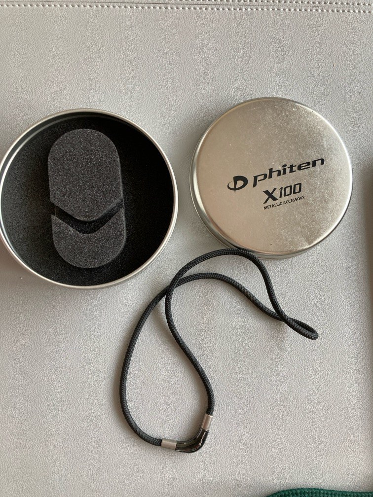 Phiten X100 black, Health & Nutrition, Assistive & Rehabilatory Aids ...