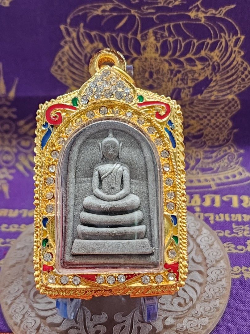 Phra somdej lang phra prom Serial:3253 Lp prom Wat paranupat Be 2554 ...