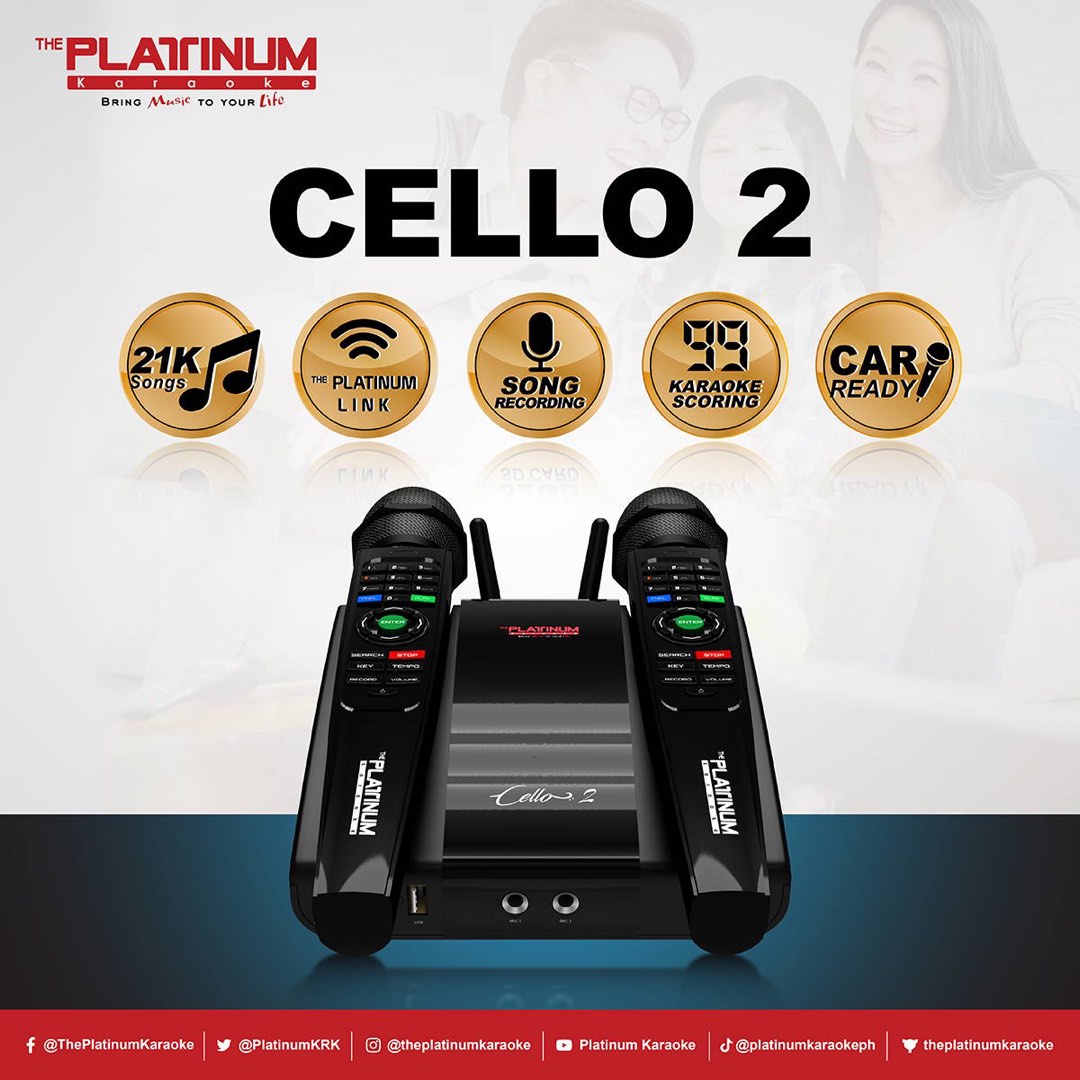 Platinum Karaoke Cello 2 | Best Karaoke in the Philippines, Audio ...