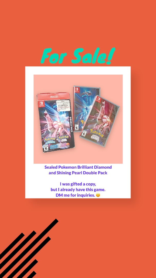 Pokemon BDSP Double Pack, Video Gaming, Video Games, Nintendo on Carousell