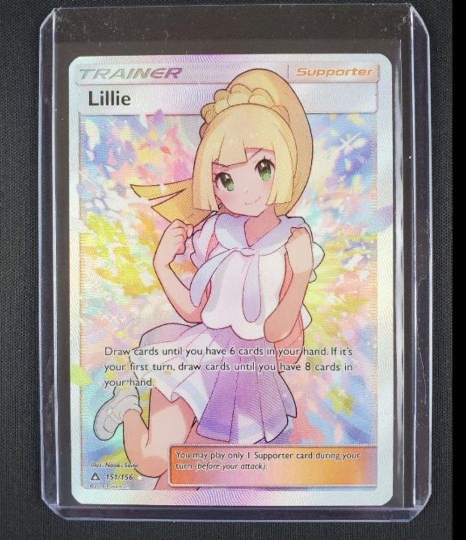 Pokemon TCG Lillie Ultra Prism full art, Hobbies & Toys, Toys & Games ...