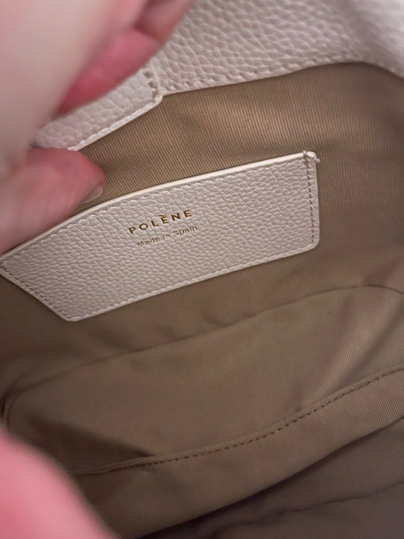 Polene White bag, Women's Fashion, Bags & Wallets, Clutches on Carousell