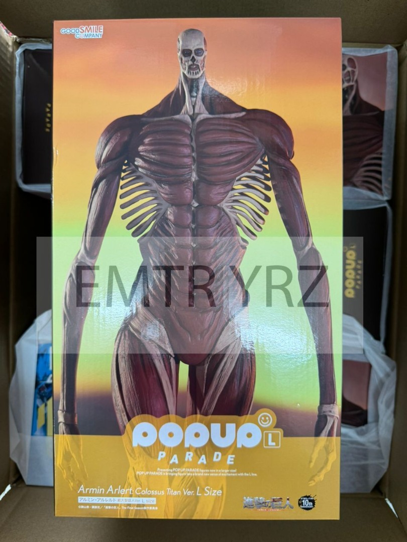 POP UP PARADE Attack on Titan Armin Arlert: Colossus Titan Ver. L Size ...