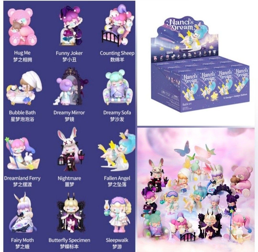 Popmart Pop Mart Rolife Nanci's Dream - Nightmare figurine, Hobbies ...