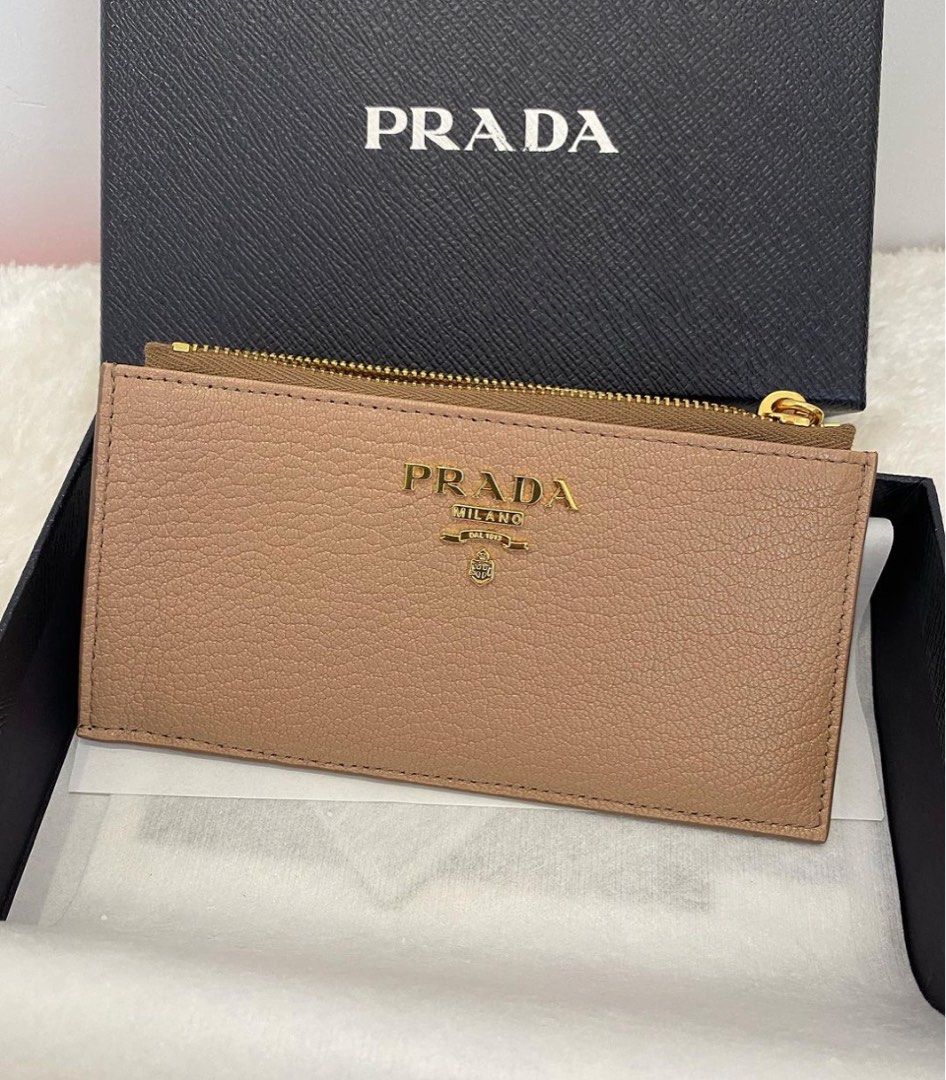 Prada Card Holder, Women's Fashion, Bags & Wallets, Wallets & Card ...