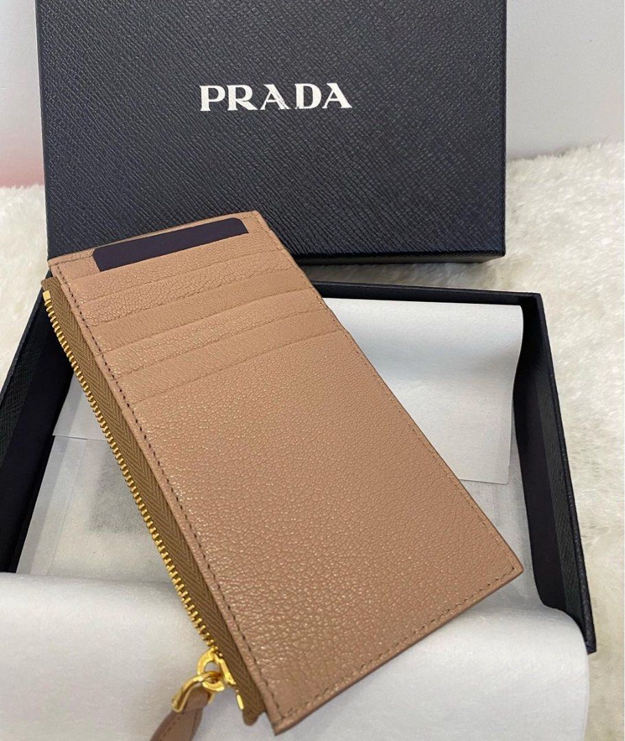 Prada Card Holder, Women's Fashion, Bags & Wallets, Wallets & Card ...