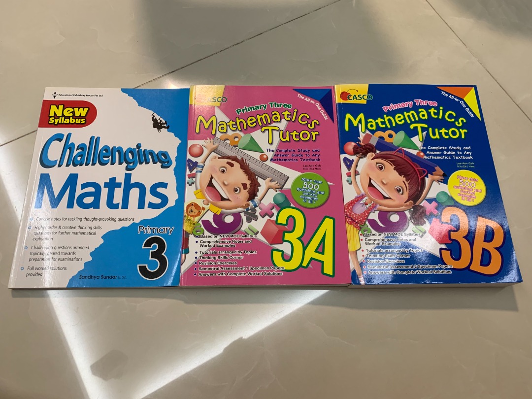 Primary 3 Maths Assessments Books (Challenging Maths & Mathematics ...