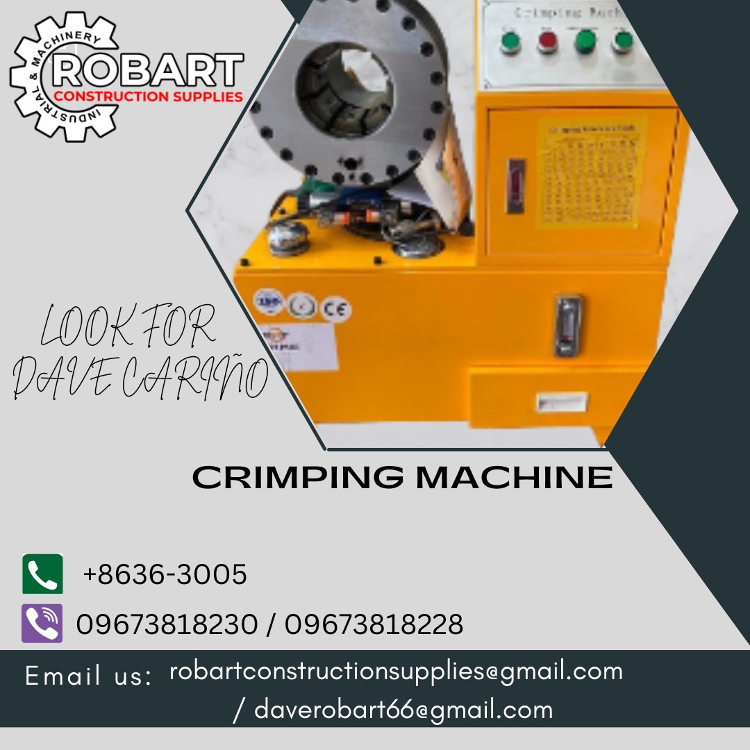 PRIME CRIMPING MACHINE, Commercial & Industrial, Construction Tools ...
